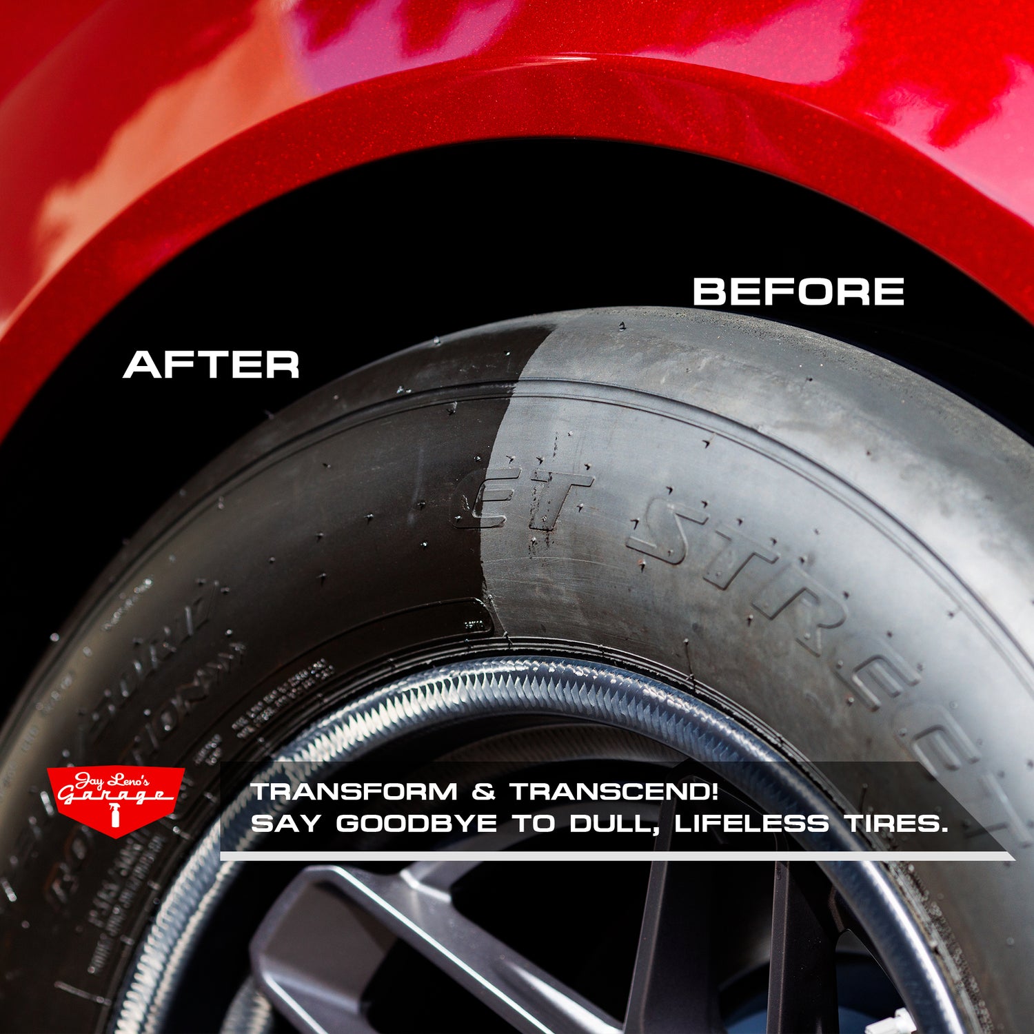 Tire Shine - Achieve Long-Lasting High-Gloss Finish | Jay Leno's Garage