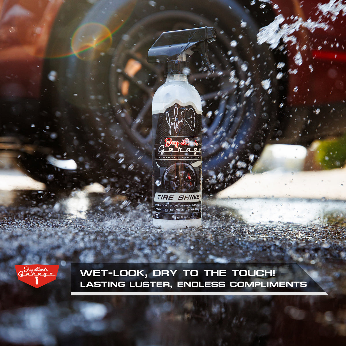 Tire Shine - Achieve Long-Lasting High-Gloss Finish | Jay Leno's Garage