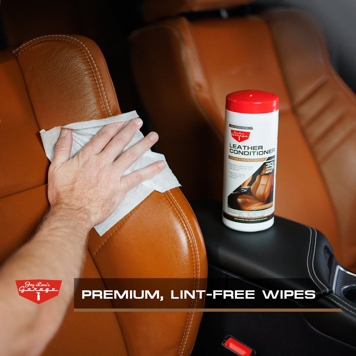 Leather Conditioning | Leather Conditioner Wipes from Jay Leno's Garage