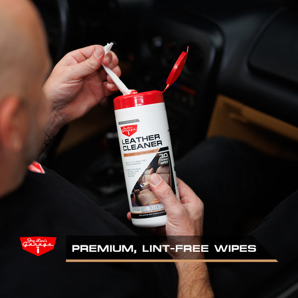 Leather Cleaning | Leather Cleaner Wipes from Jay Leno's Garage
