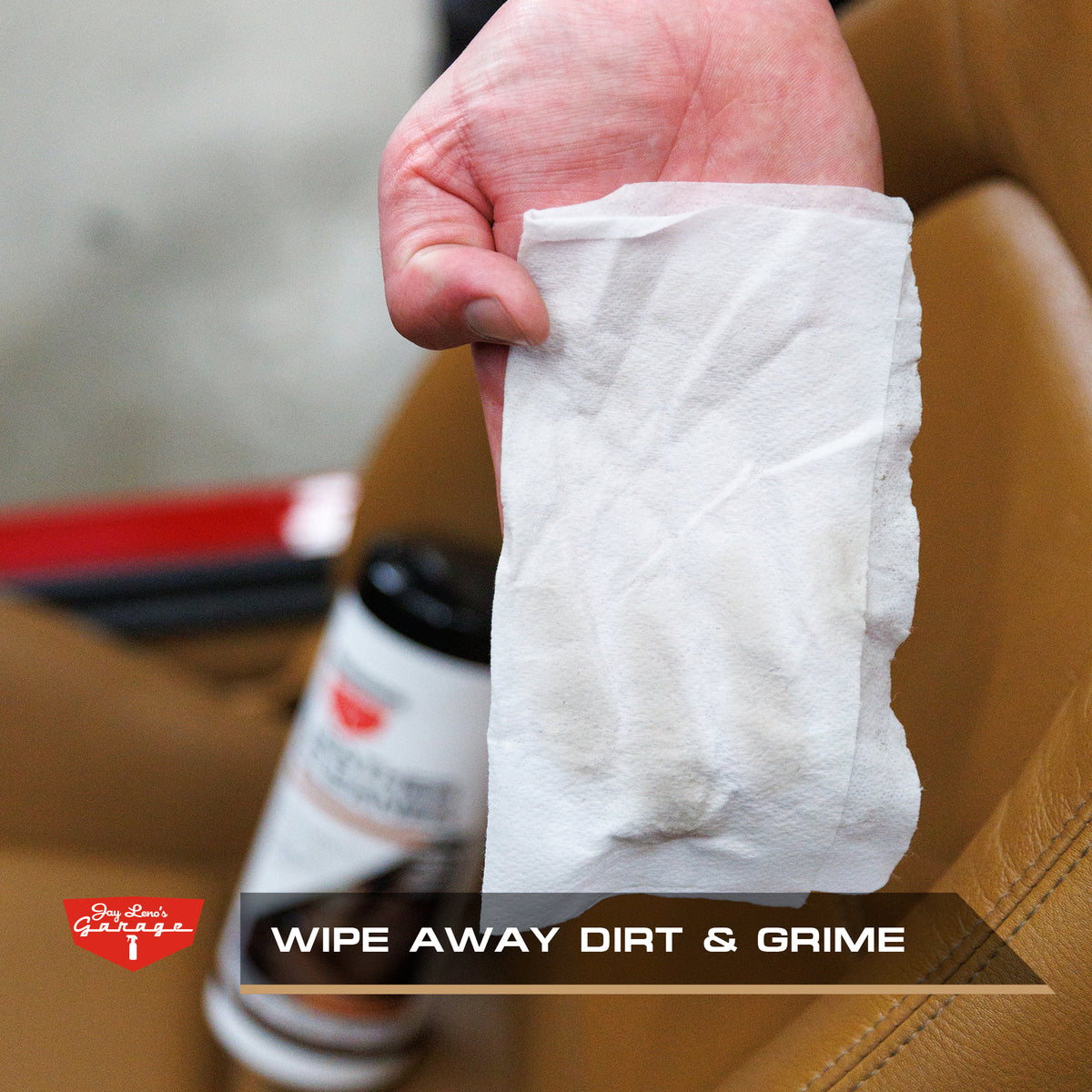 Leather Cleaning | Leather Cleaner Wipes from Jay Leno's Garage